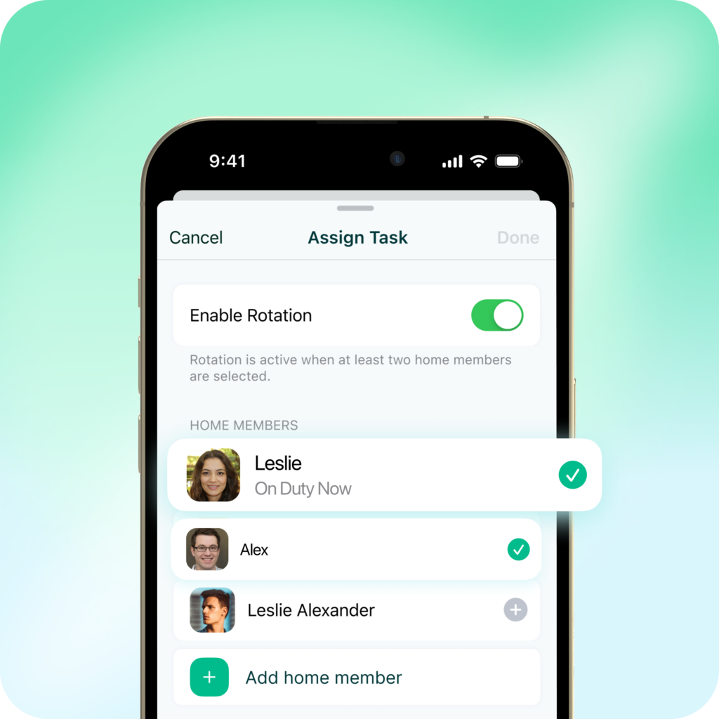 House Chores Cleaning Schedule App - Home Tasker
