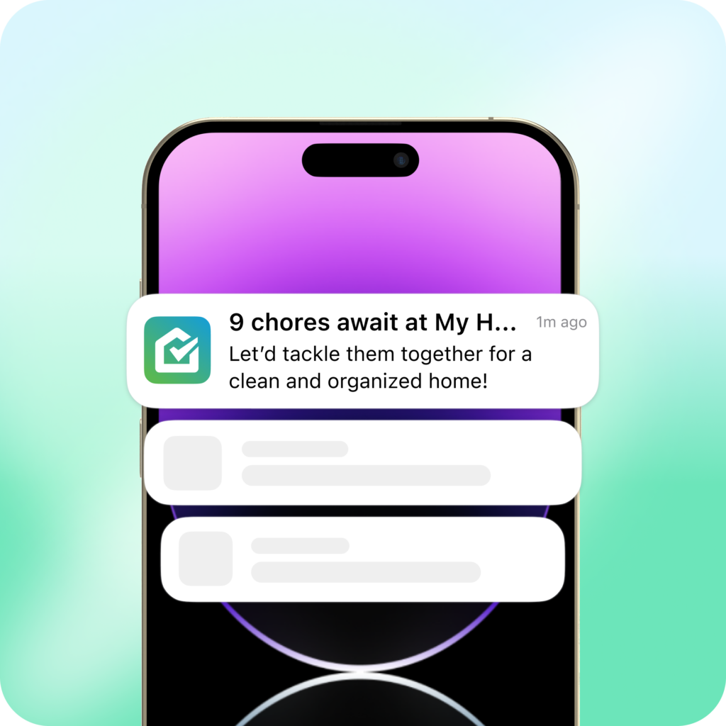 House Chores Cleaning Schedule App - Home Tasker