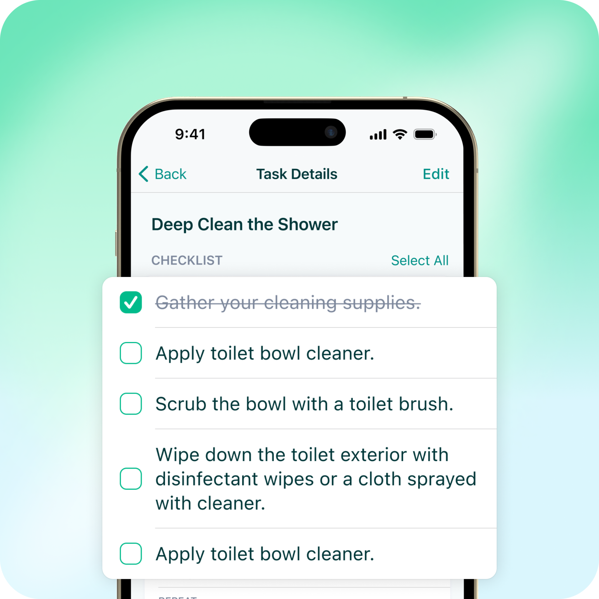 House Chores Cleaning Schedule App - Home Tasker